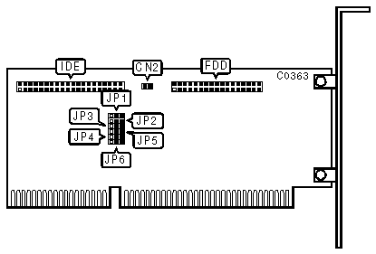 PT-611 Hard Disk/Floppy Controller Settings and Configuration