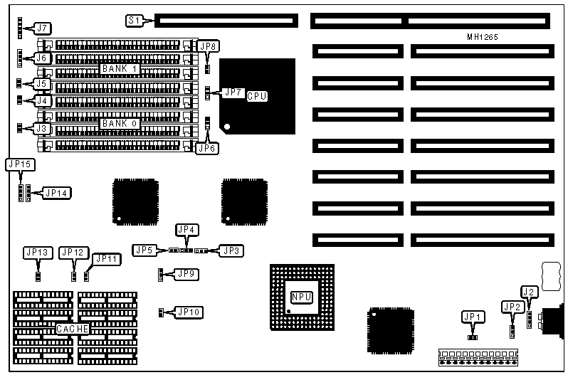 486 LOCAL BUS MAINBOARD Motherboard Settings and Configuration