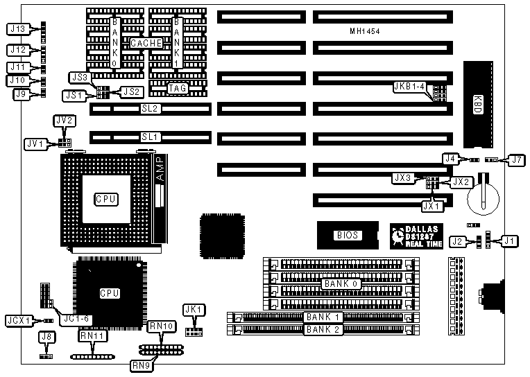 486-GVT (REV. A2) Motherboard Settings and Configuration