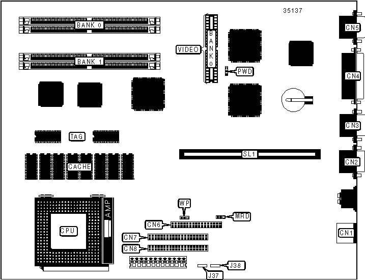 PC 350 SERIES (TYPE 6585) Motherboard Settings and Configuration